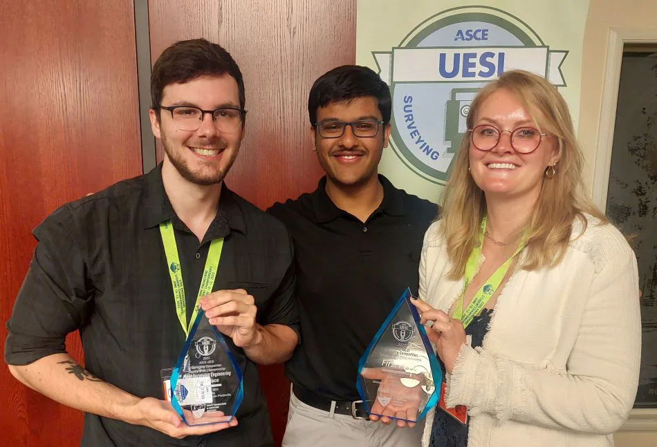 Purdue University Northwest ASCE surveying team takes first place at ...