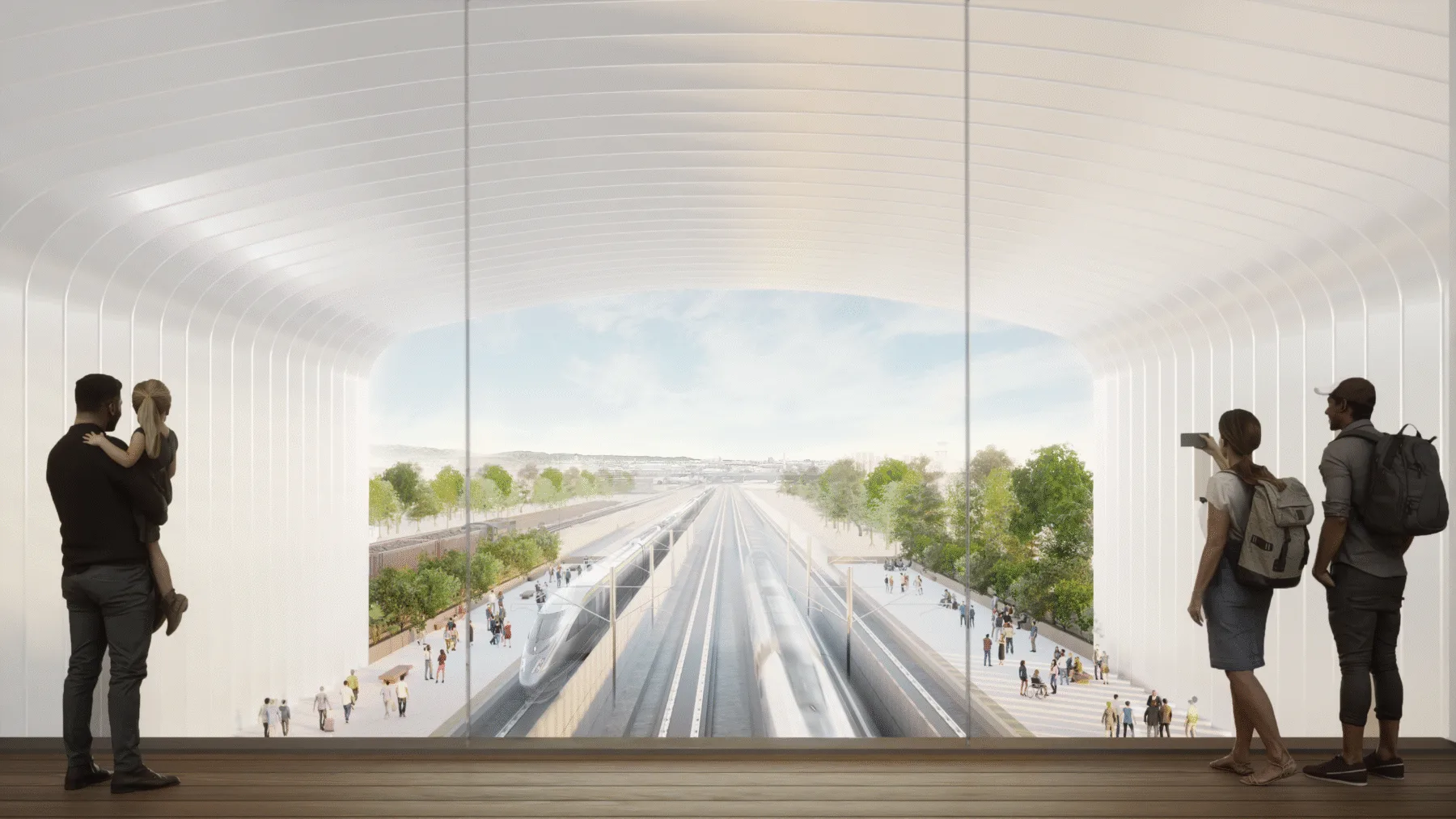 Latest California High-Speed Rail station designs revealed at ‘open ...